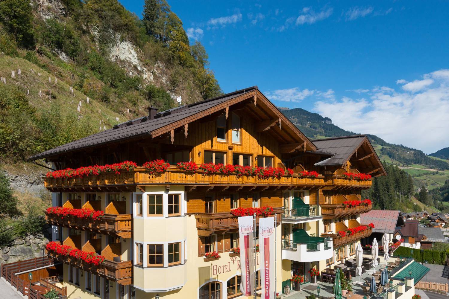 Hotel Großarl Kristall Lage Grossarl Skipiste